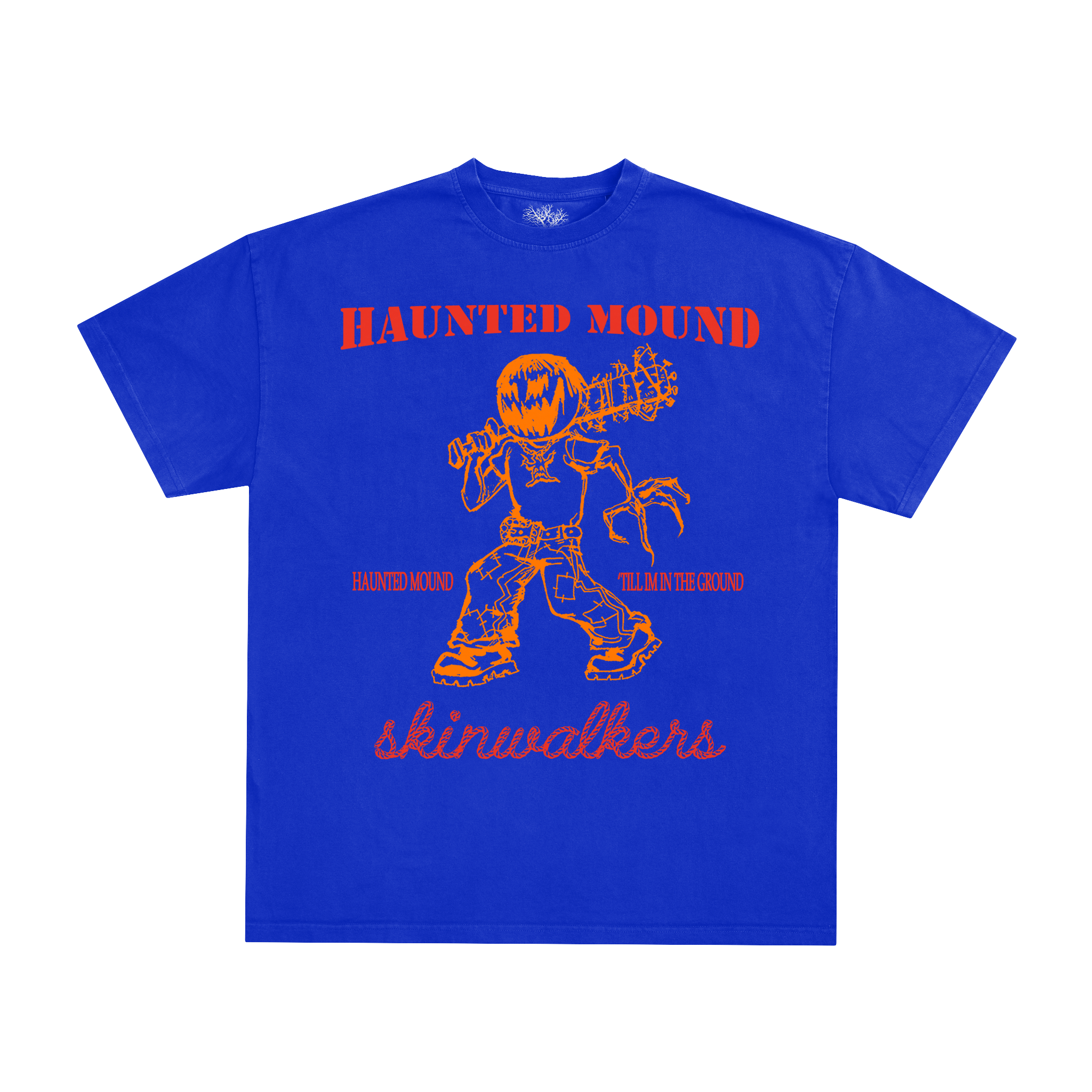 SKINWALKERS BLUE TEE – REAL HAUNTED MOUND