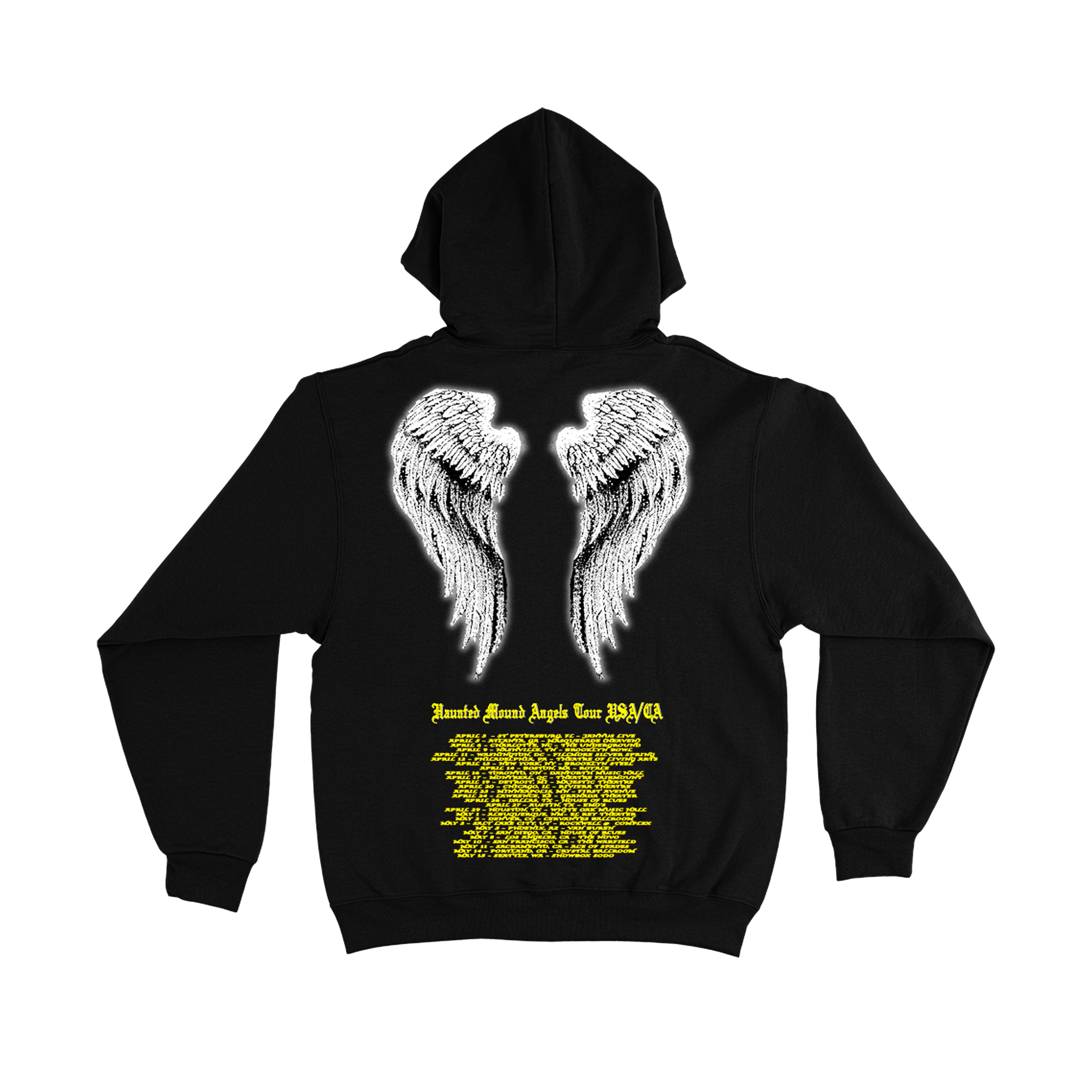 SEMATARY ANGELS TOUR HOODIE – REAL HAUNTED MOUND