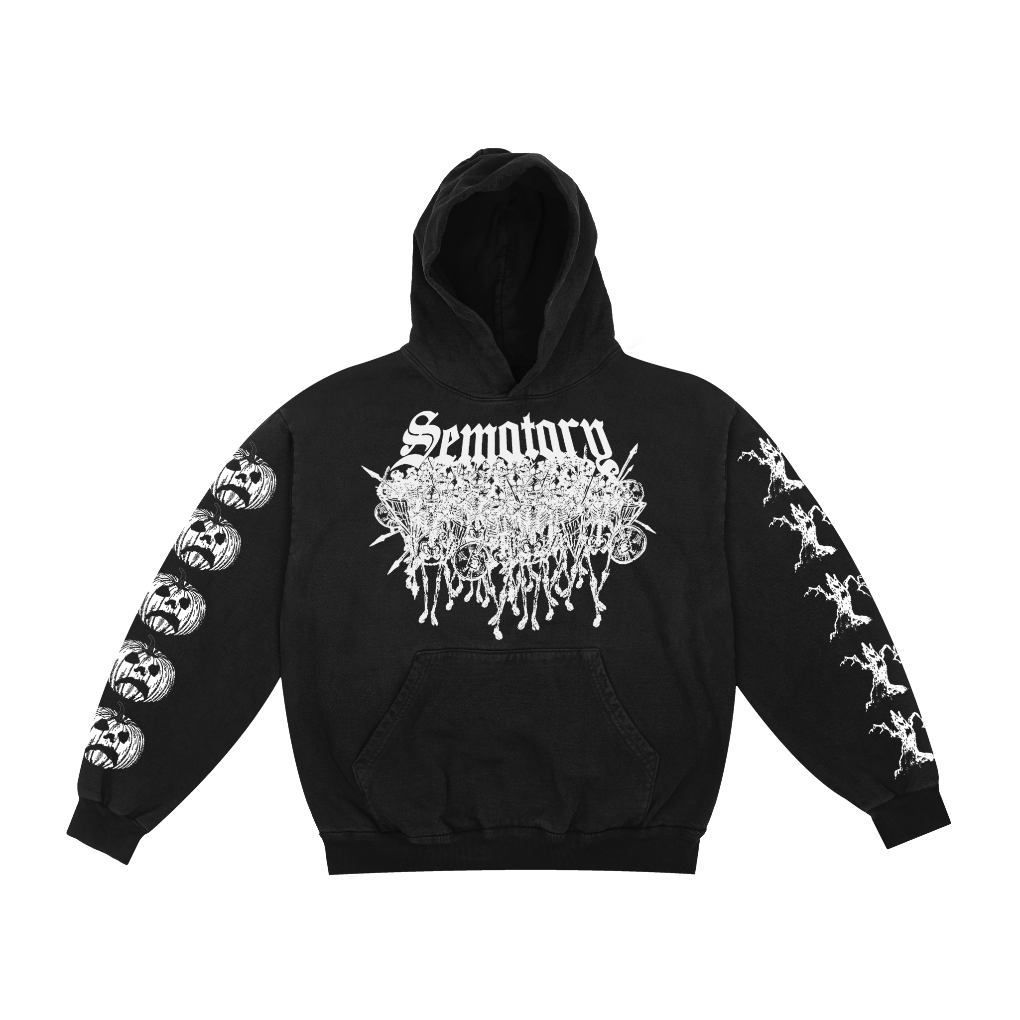 SEMATARY LOGO HOODIE – REAL HAUNTED MOUND